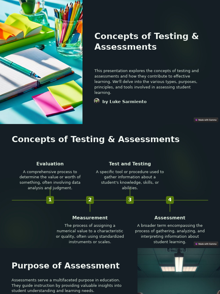 Testing and Assessment Concepts Explained | PDF | Educational ...