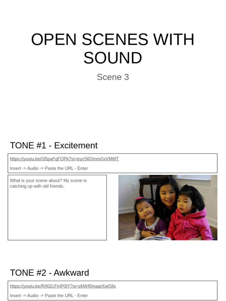 Amani Maile - Open Scenes - Sound | PDF