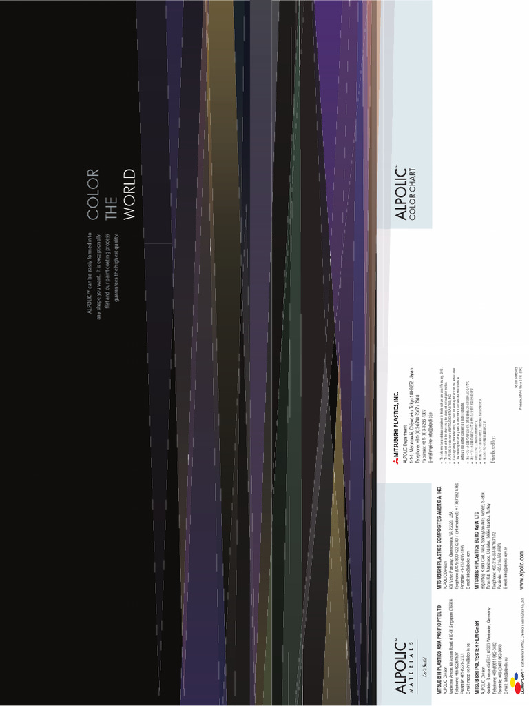 Alpolic Color Chart 2016 300dpi | PDF | Color