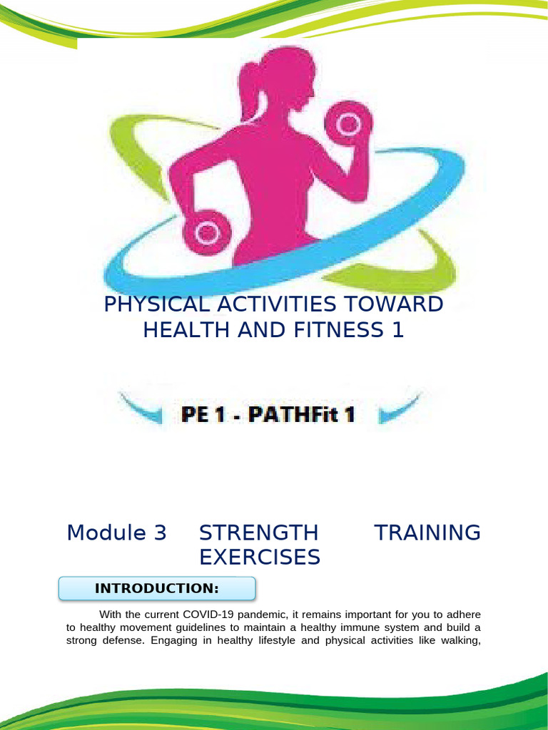 Module-3-STRENGTH-TRAINING-EXERCISES-No Activities | PDF | Physical ...