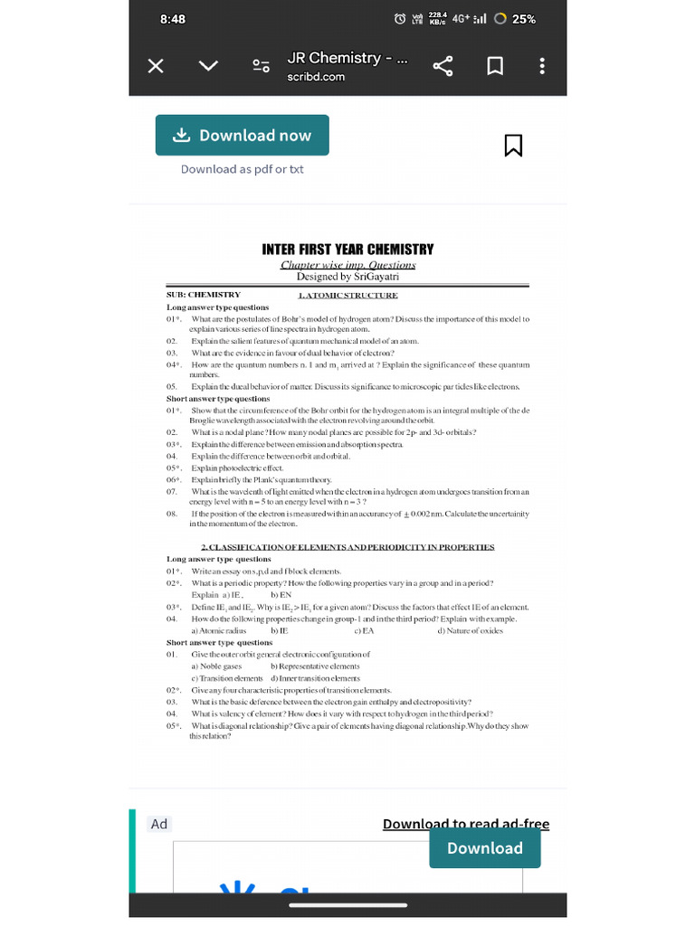 Chemistry | PDF