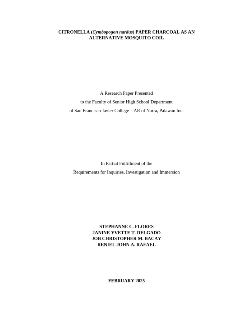 The-J J R S - Researchers-Manuscript-Real | PDF | Insecticide | Waste