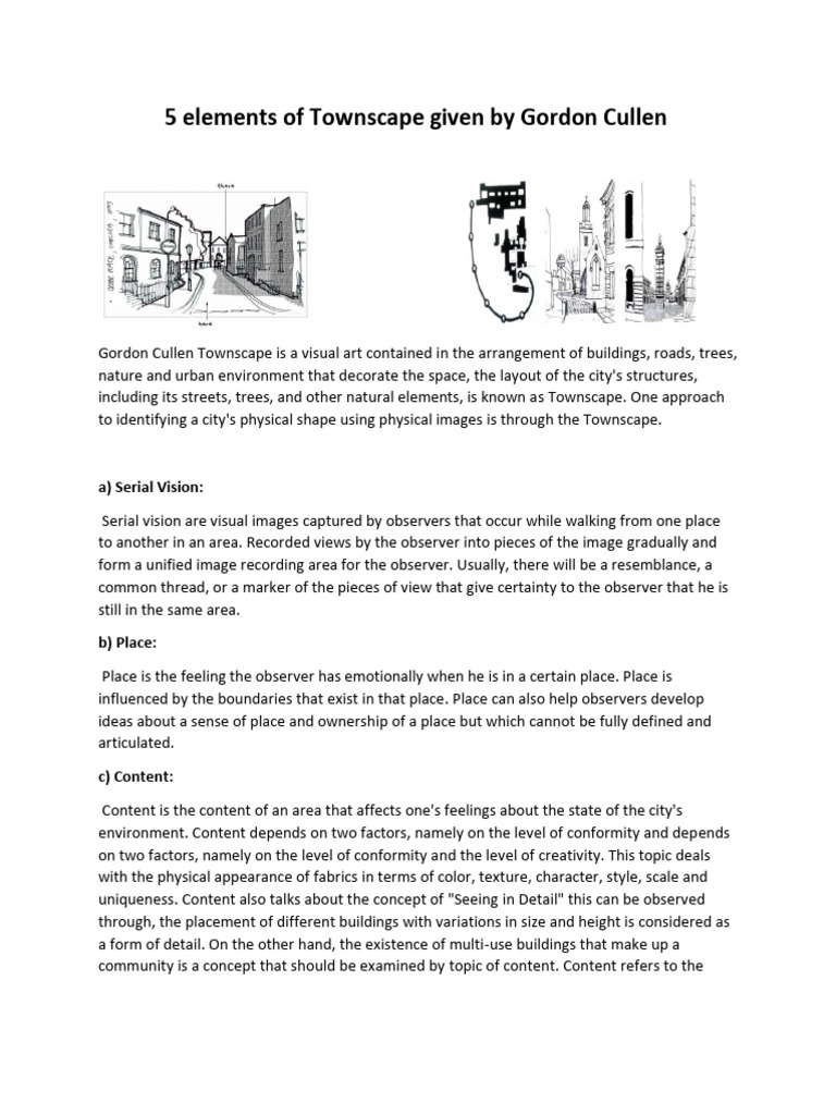 Townscape Assignment - 9 | PDF | Visual Perception | Image