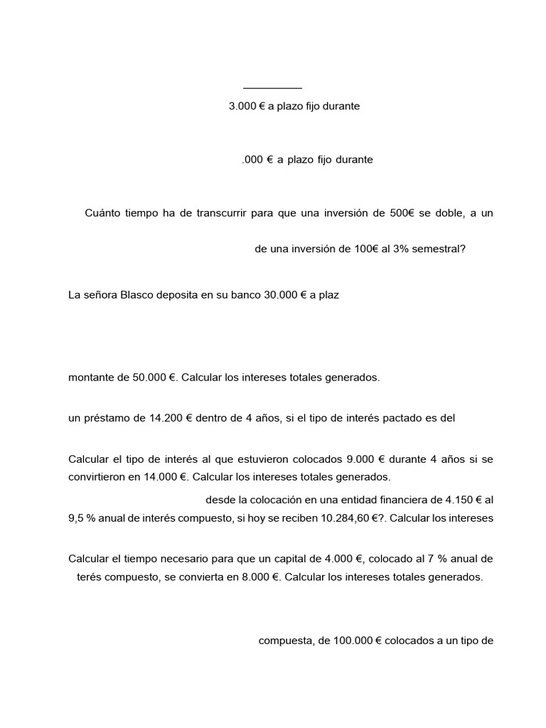 Capit Compuesta | PDF | Interés | Tasas de interés