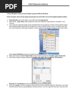 Cara Mengatur Margin 4433 di Word | PDF