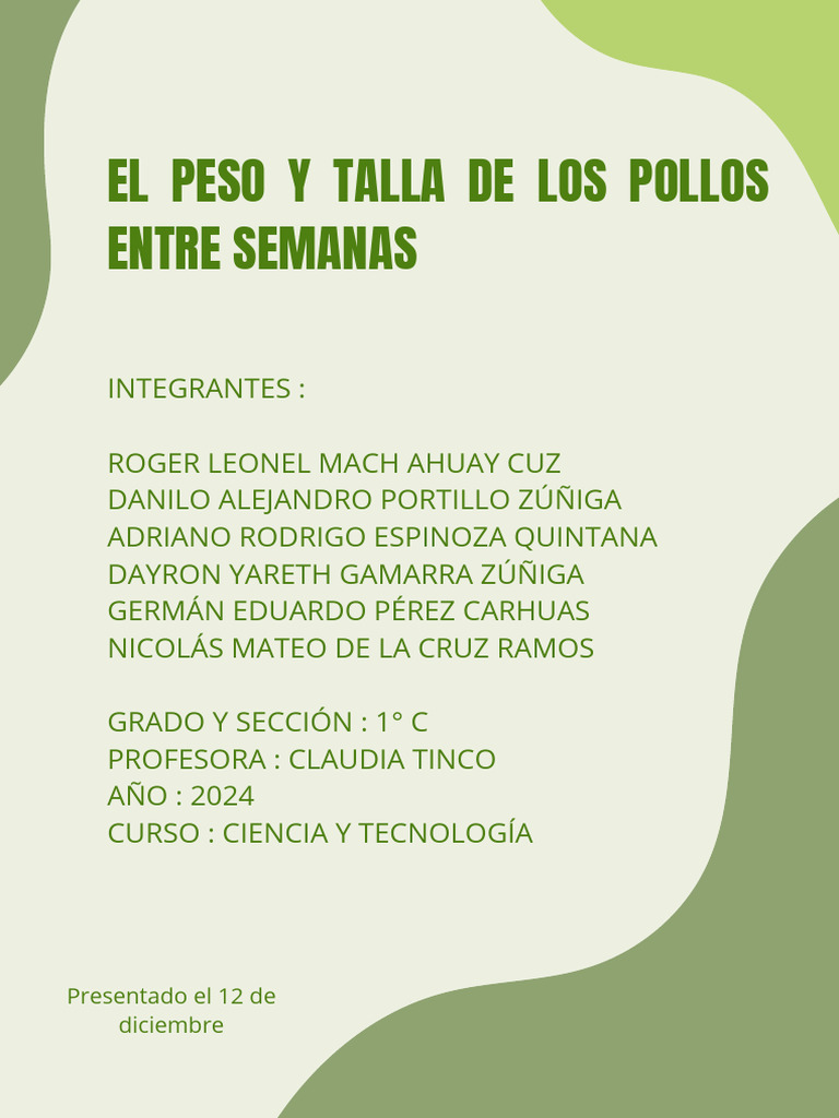 Documento A4 Portada de Proyecto Informe Abstracto Orgánico Verde - 20241217 - 185638 - 0000 ...