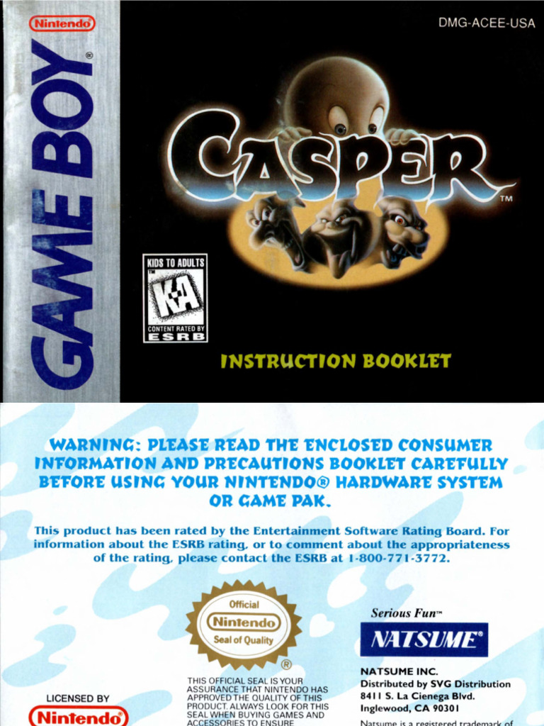 Casper (USA) | PDF | Nintendo