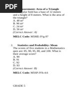 Toughest CBSE Exam Questions Solved | PDF | Area | Square Root