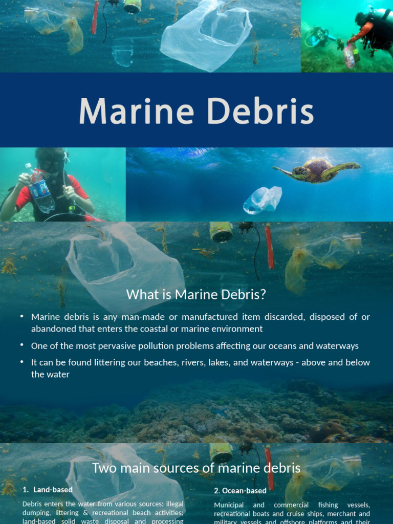 Understanding Marine Debris Sources | PDF | Municipal Solid Waste | Waste