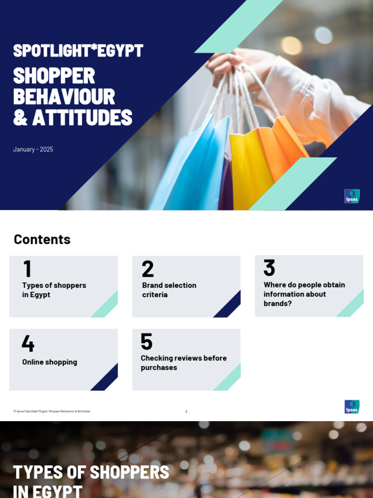 Spotlight Egypt - Shopper Behaviour & Attitudes | PDF | Brand | Online ...