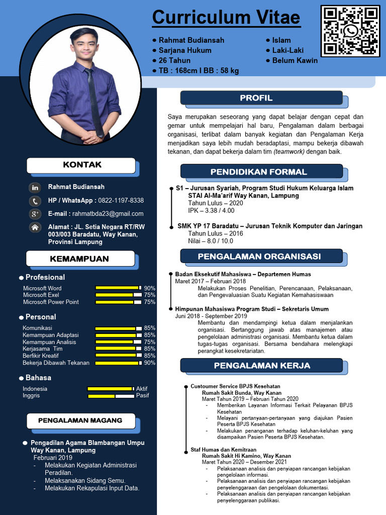 CV Rahmat Budiansah, SH ADP | PDF