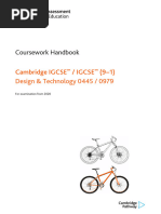 Cambridge IGCSE™ (9-1) Design & Technology 0979 | PDF | Design ...