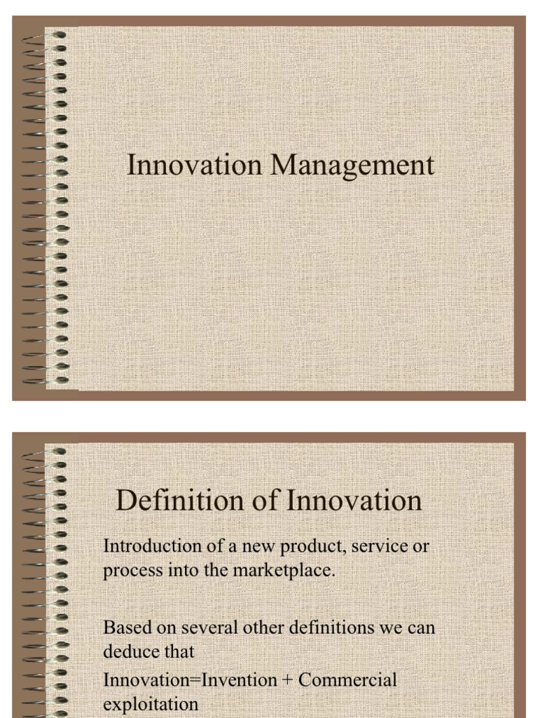 Innovation Management | PDF | Innovation | New Product Development