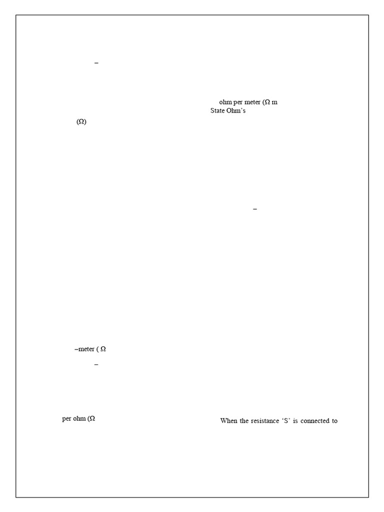Physics Practical Viva Questions | PDF | Electrical Resistivity And Conductivity ...