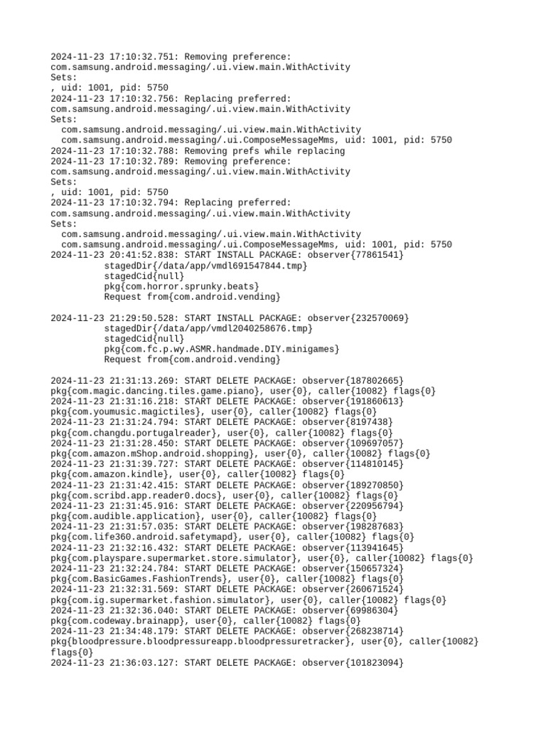 pm_debug_info | PDF | Android (Operating System) | Smart Devices