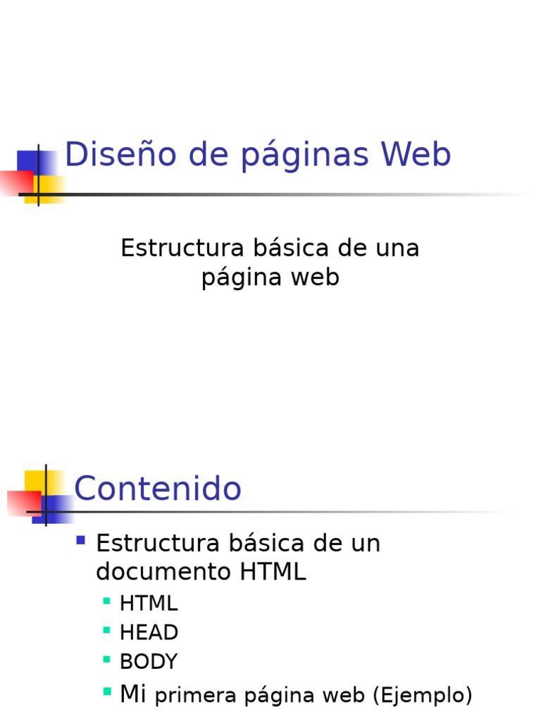 Estructura Basica Pagina Web Actividad 2 | PDF