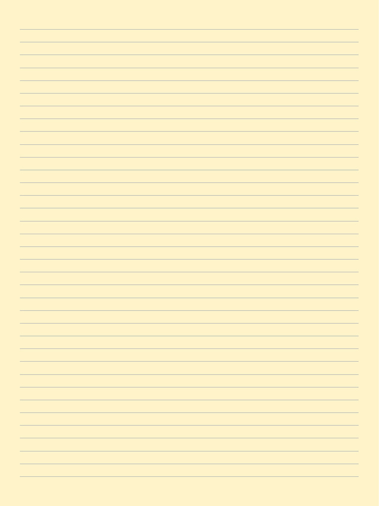 Single Lined Paper | PDF