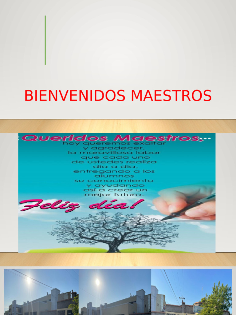 Bienvenidos Maestros | PDF