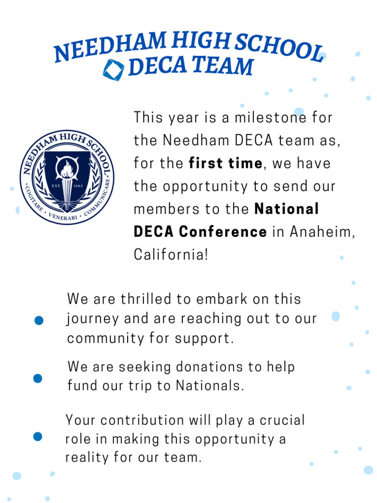 DECA Fundraising Flyer | PDF