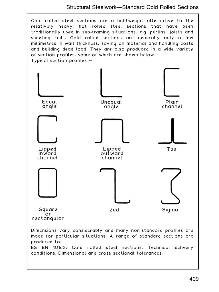 Cold rolled steel section | PDF | Structural Steel | Beam (Structure)
