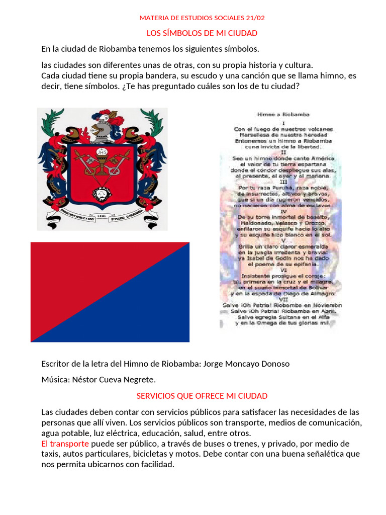 Materia de Estudios Sociales 21 | PDF