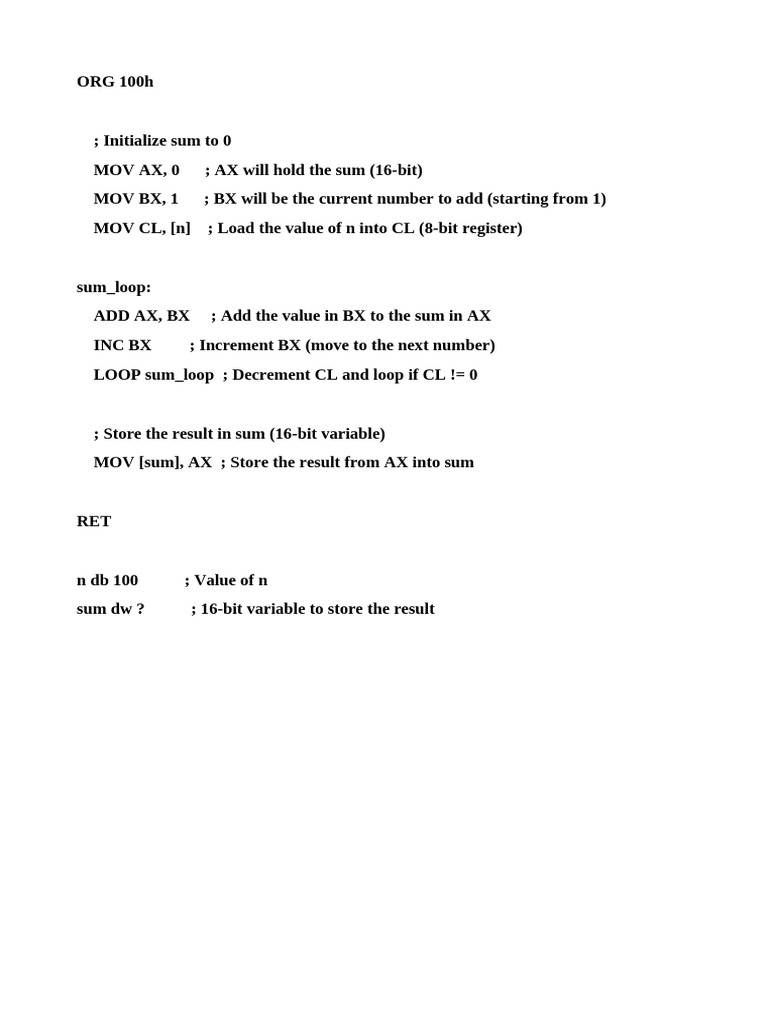 Ex2.Compute Sum | PDF