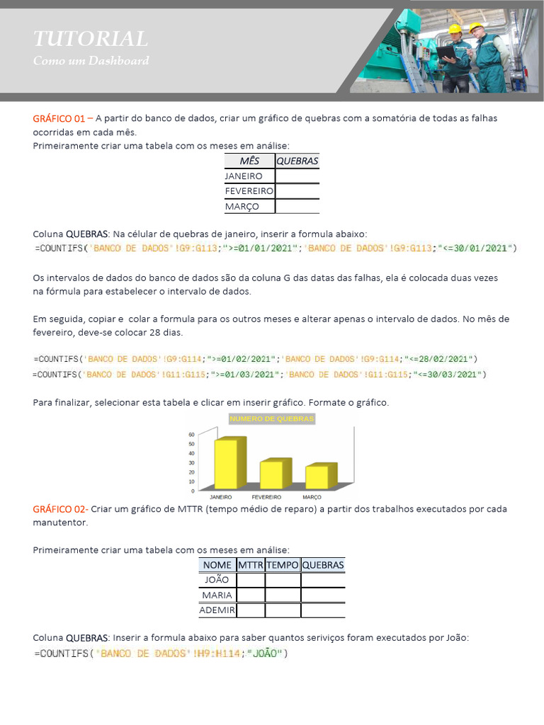 TUTORIAL ATIVIDADE INDICADORES | PDF | Tempo | Tabela (banco de dados)