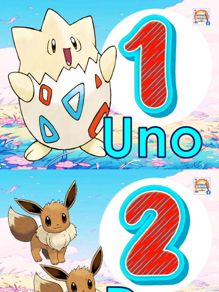 Numeros - Pokemon | PDF