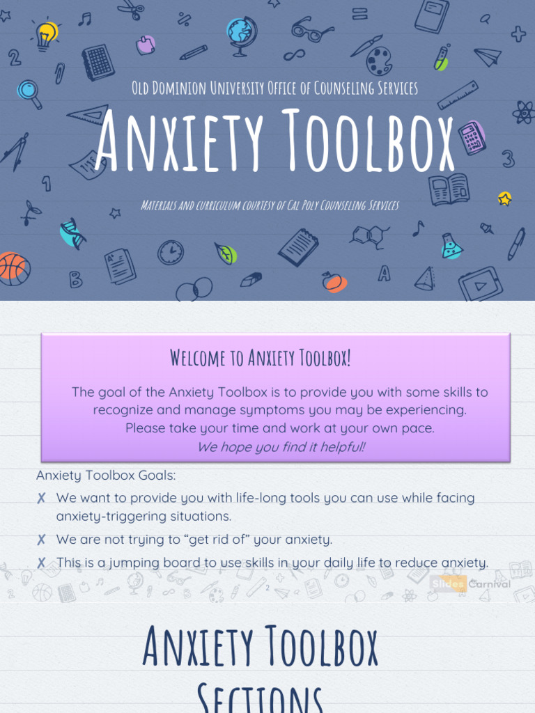 anxiety-toolbox-student-workbook | PDF | Sleep | Anxiety