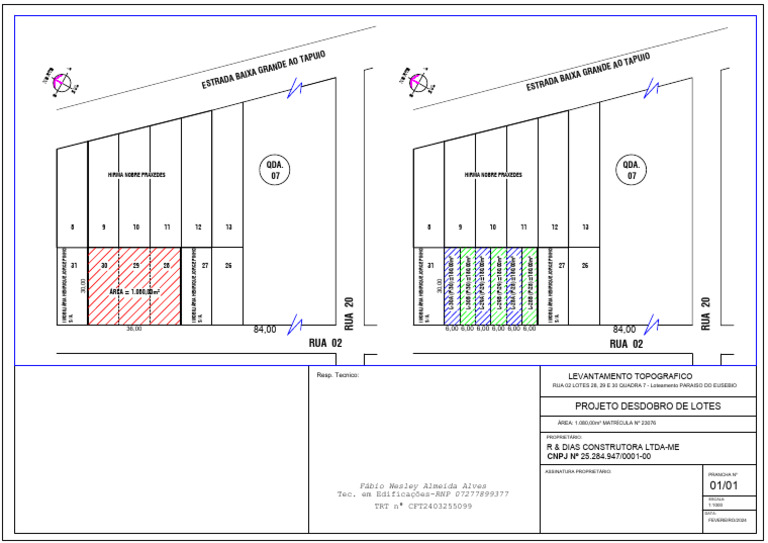 Planta Desm 28a30 Qda 7 - Mat 23076 | PDF
