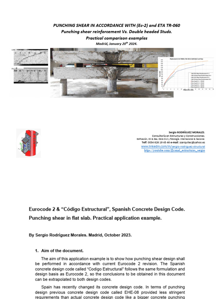 PUNCHING SHEAR IN ACCORDANCE WITH (Ec-2) and ETA TR-060 | PDF ...