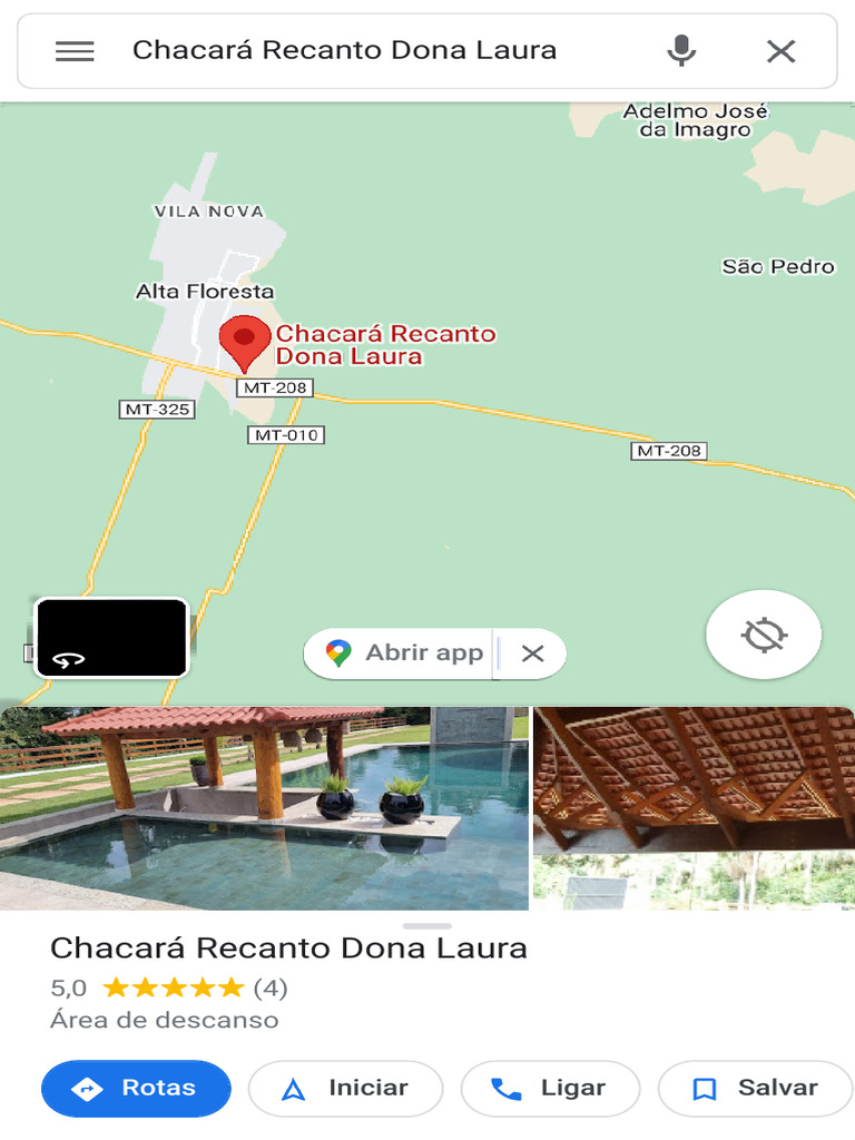 Chacará Recanto Dona Laura - Google Maps | PDF