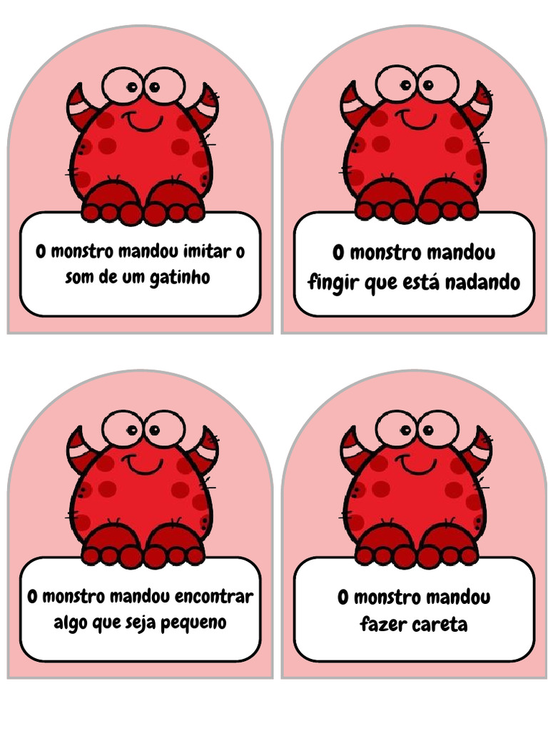 Atividades Divertidas do Monstro Mandou | PDF
