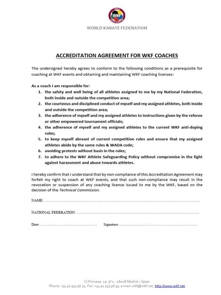 Accreditation Agreement | PDF