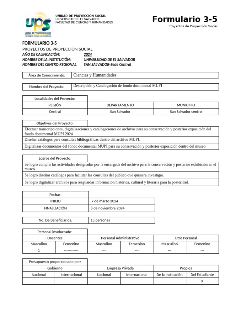 07 Formulario 3-5 Mined 2022 | PDF
