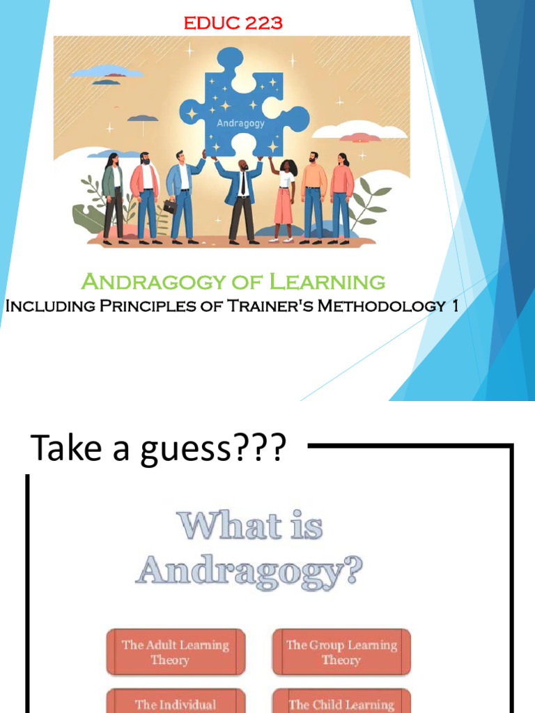 Knowles Theory of Adult Learning | PDF | Adult Education | Learning