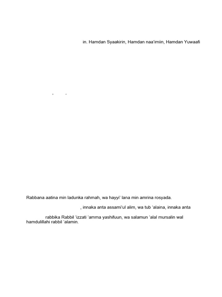 DOA Pembukaan Raker RS Mata 2024 | PDF