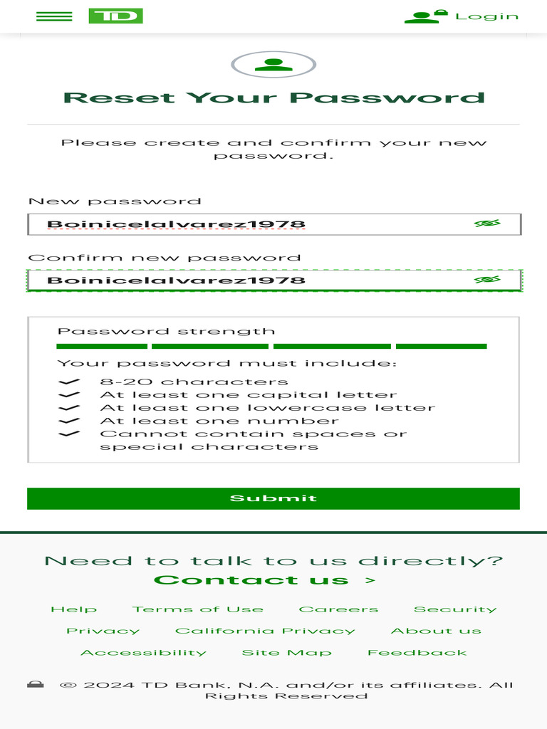Password Reset | PDF