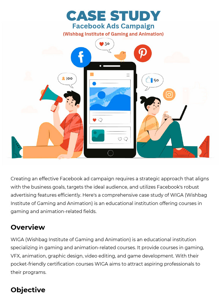 FaceBook Ad Campaign Case Study - Wishbag | PDF | Advertising | Facebook