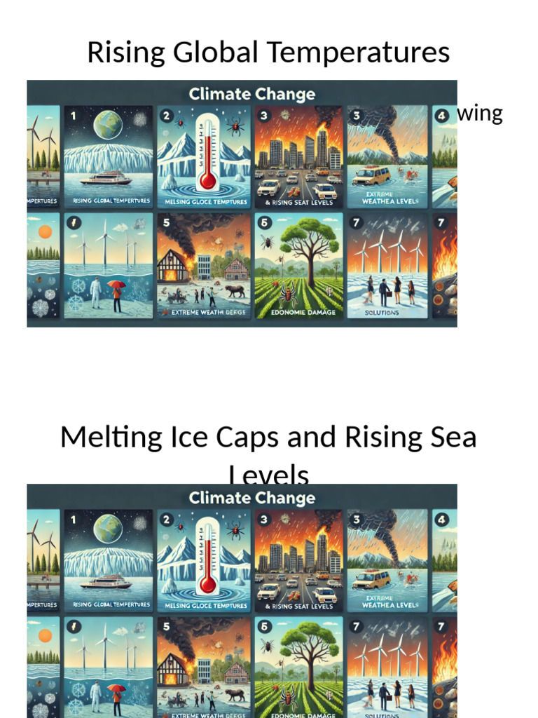 Climate Change Presentation | PDF