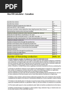 NEC Box Fill Calculation Guidelines | PDF | Electrical Wiring ...