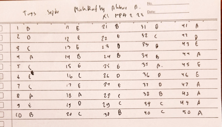 Tugas Sejin Muh. Rafly Akbar Al-Azis XI MIPA 2 23 | PDF