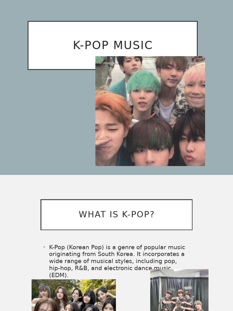 KPop Music Presentation | PDF