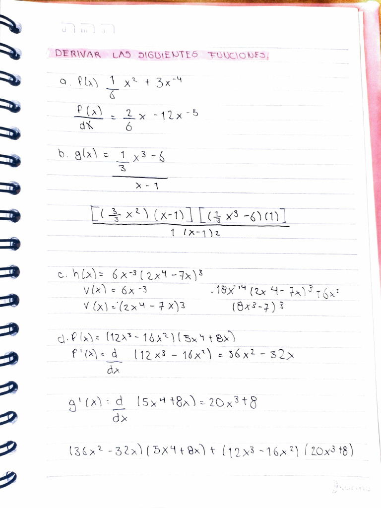 Derivdas Parciales de Funciones Derivadas | PDF | Funciones especiales ...