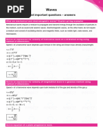 Waves Formula Sheet | PDF | Waves | Frequency