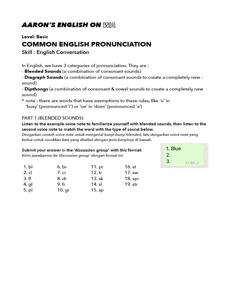 English Pronunciation Basics Guide | PDF | English Language | Human Voice