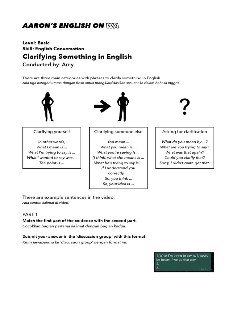 Clarifying Something in English | PDF | Linguistics | Syntax