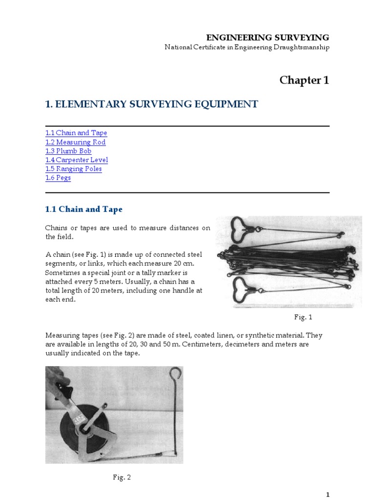 Elementary Surveying Equipment | PDF | Surveying | Science