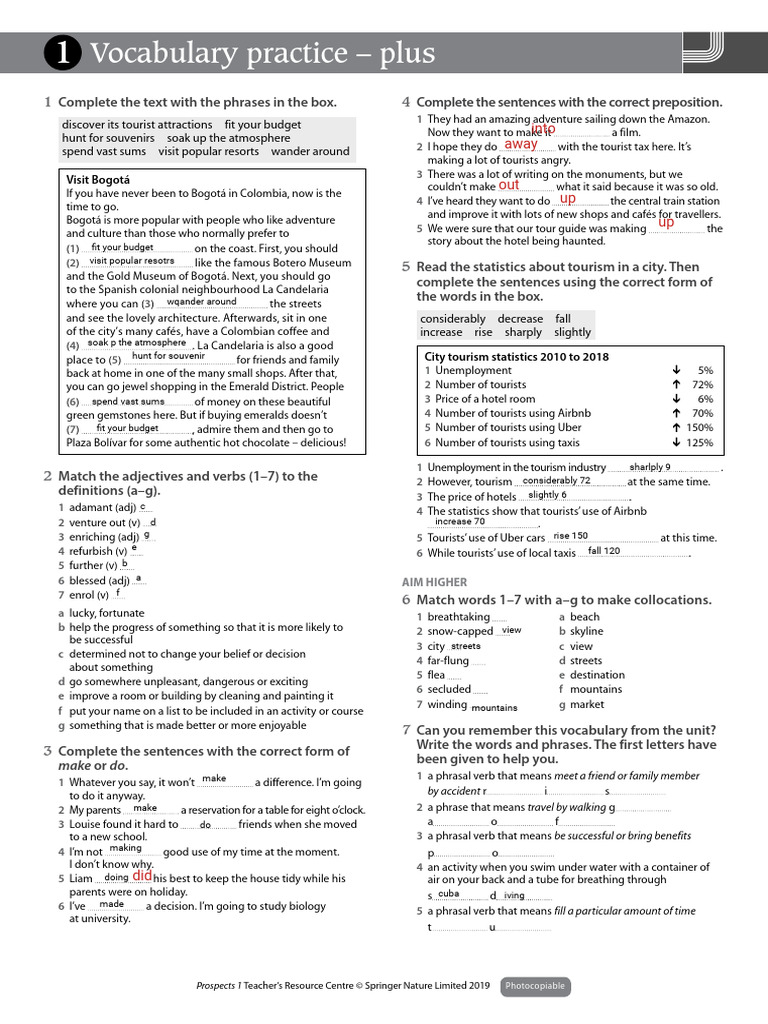 Kami Export - VOC Unit 1 Plus | PDF | Bogotá | Linguistics
