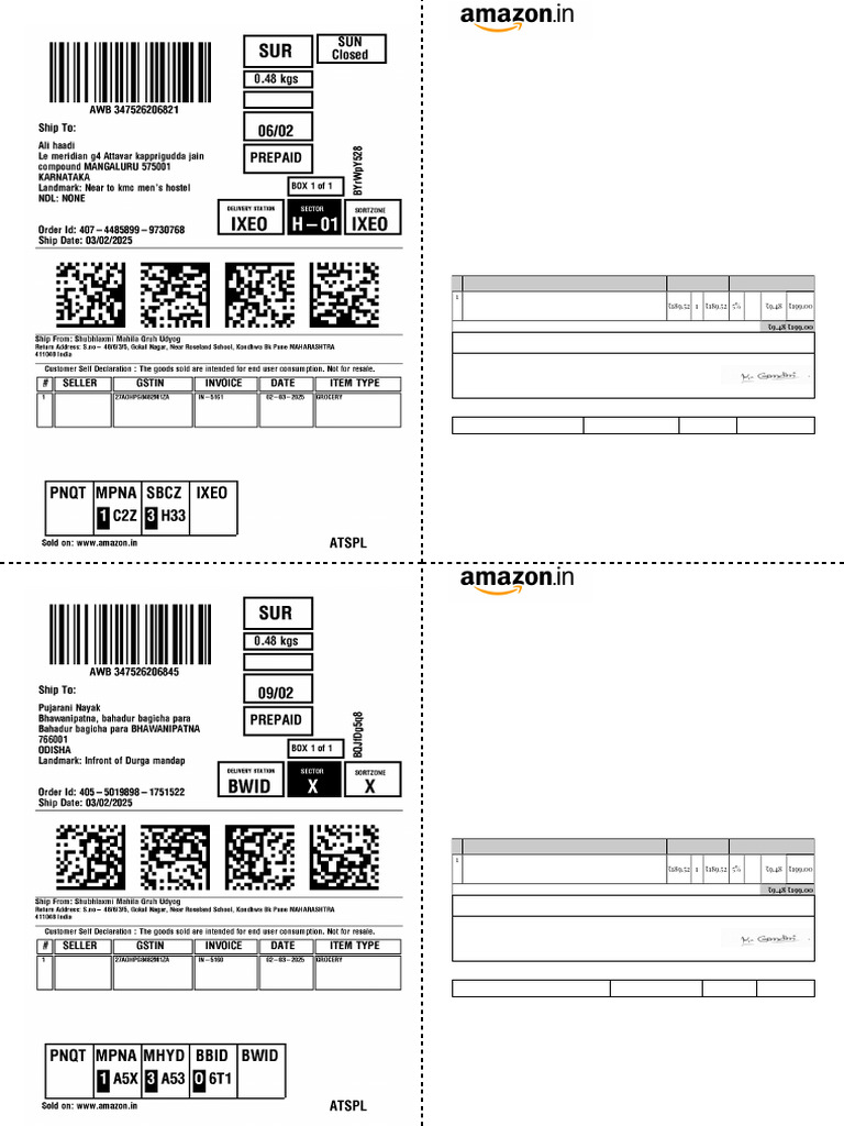 Sl. No Description Unit Price Qty Net Amount Tax Rate Tax Type Tax ...
